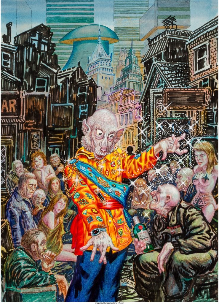 Kelly Freas's visual Art - CyberPunk Art